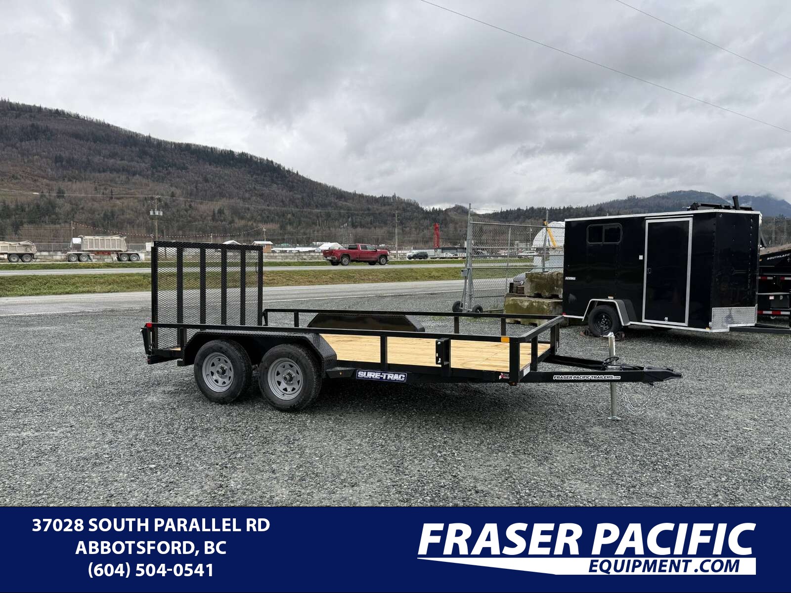 2025 Suretrac 7x14 Tandem Axle Tube Top Utility Trailer 7000lb GVW ...