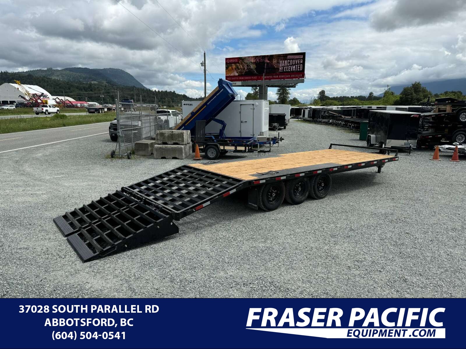 2025 Southland Deckover 20+5 MEGA RAMP Equipment Trailer w/ 5ft ...