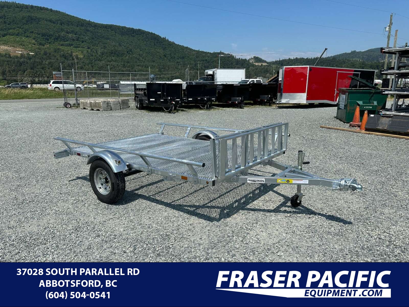 New Marlon 6x9.5 ATV SXS UTV Side Load or Rear Load Trailer w/Ramps ...