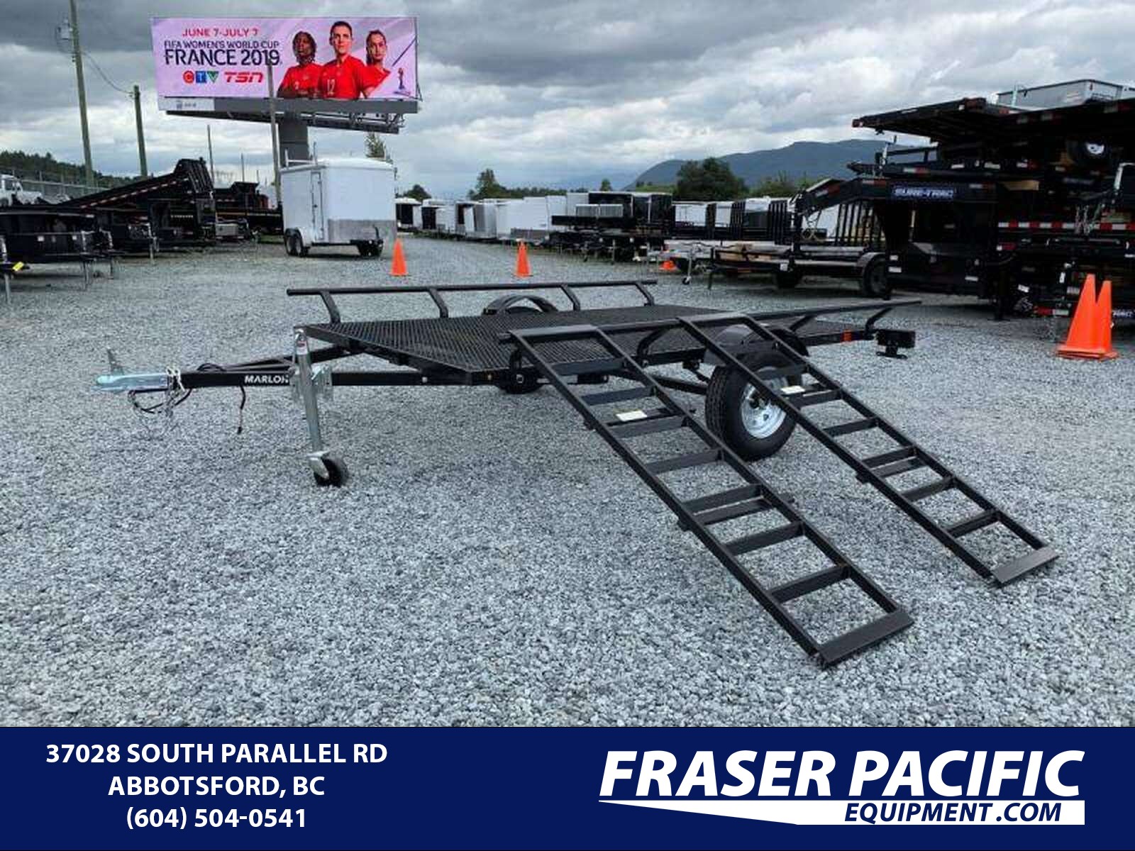 New Marlon 6x9.5 ATV Side Load or Rear Load Trailer w/Ramps - Wholesale ...