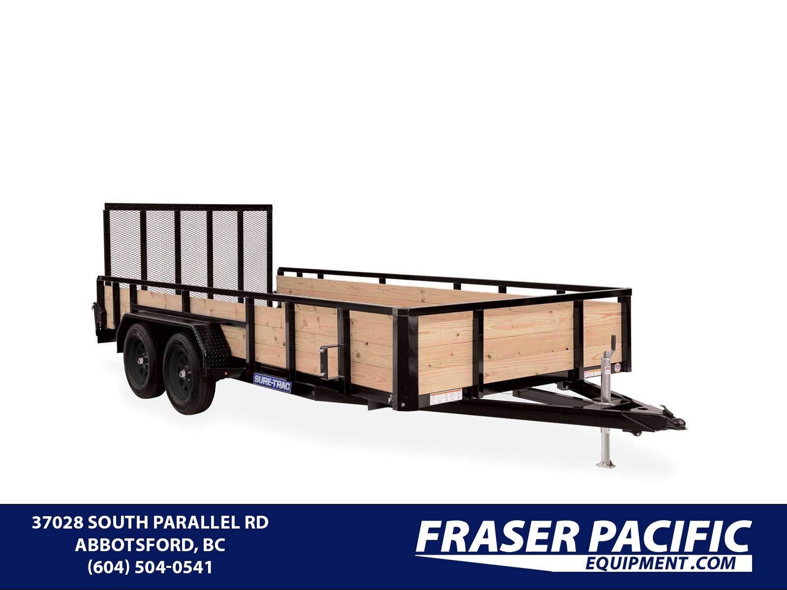2025 Suretrac 7x14 Landscape Utility Trailer 3-Board High Sides w/ Ramp ...