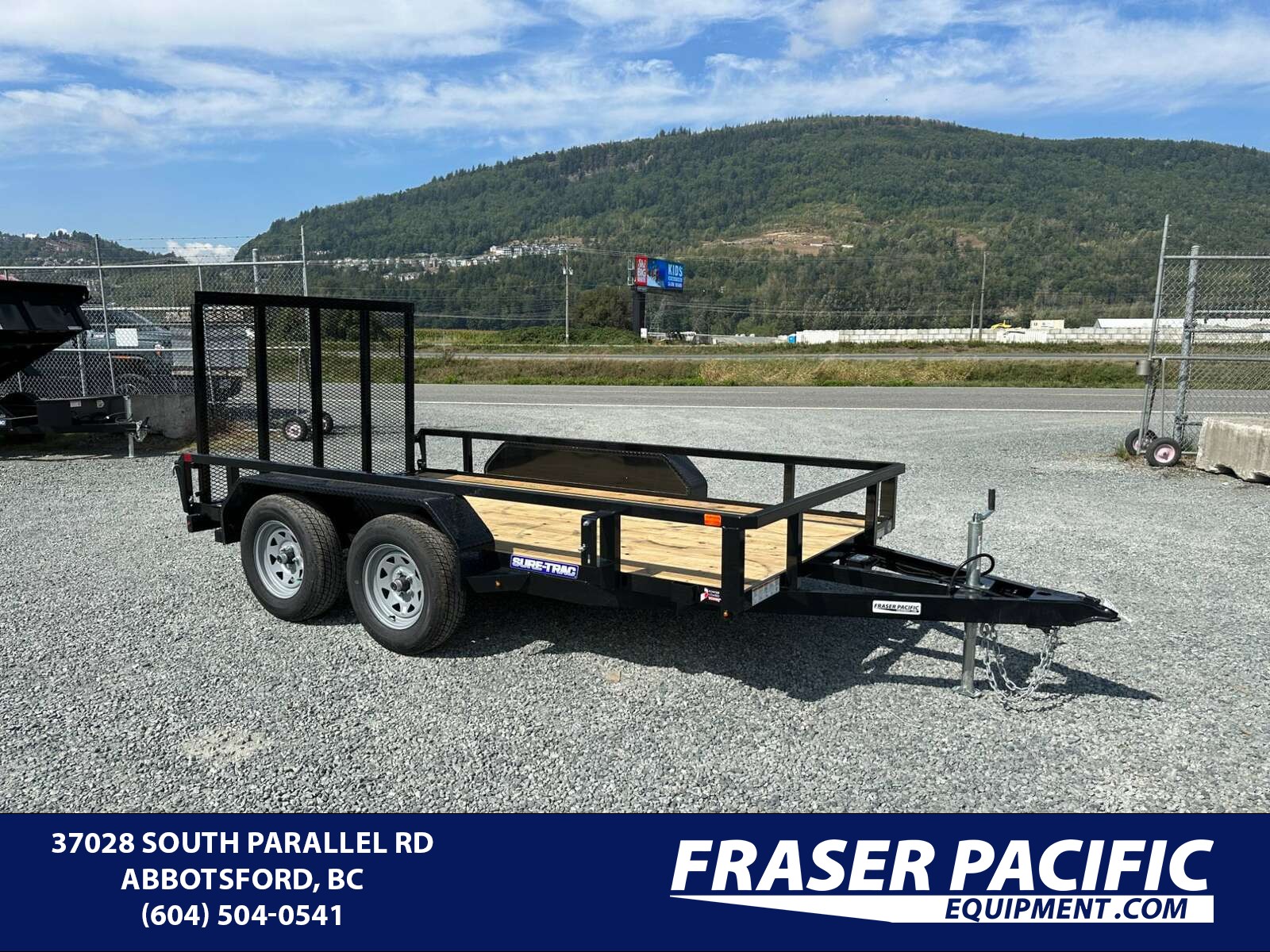 2025 Suretrac 6x12 Tube Top Utility Trailer Tandem Axle 7000lb GVW w ...