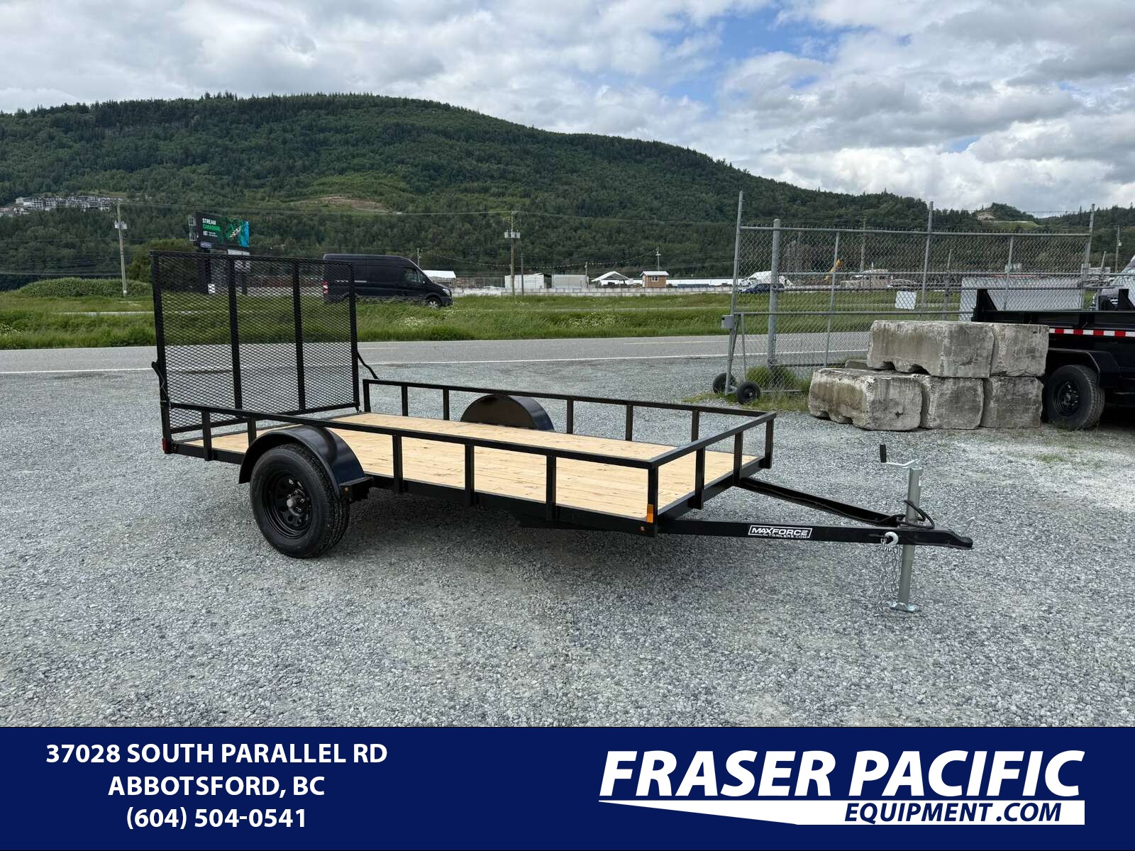 2026 MaxForce 6x12 Utility Trailer w/ Ramp Gate - ATV UTV Side x Side ...