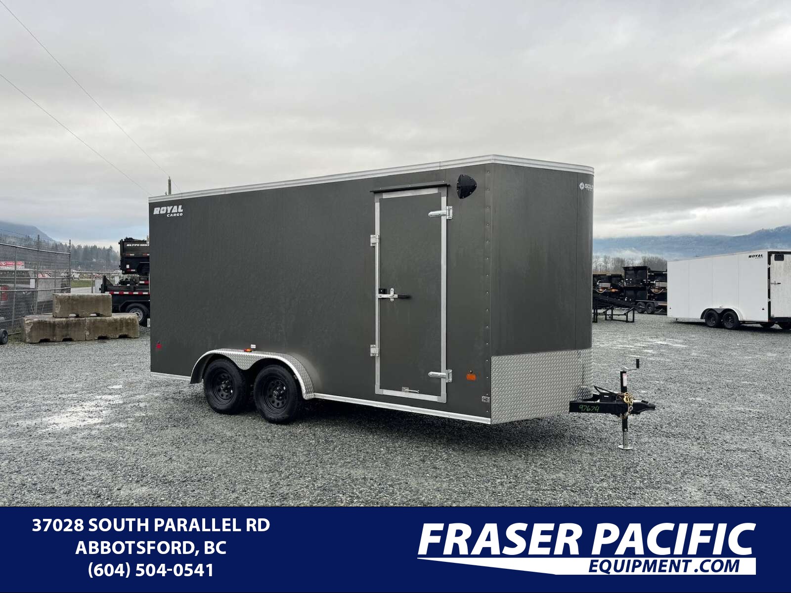 2025 Royal 7.5X16 V-NOSE RAMP DOOR EXTRA HEIGHT Cargo / Enclosed ...